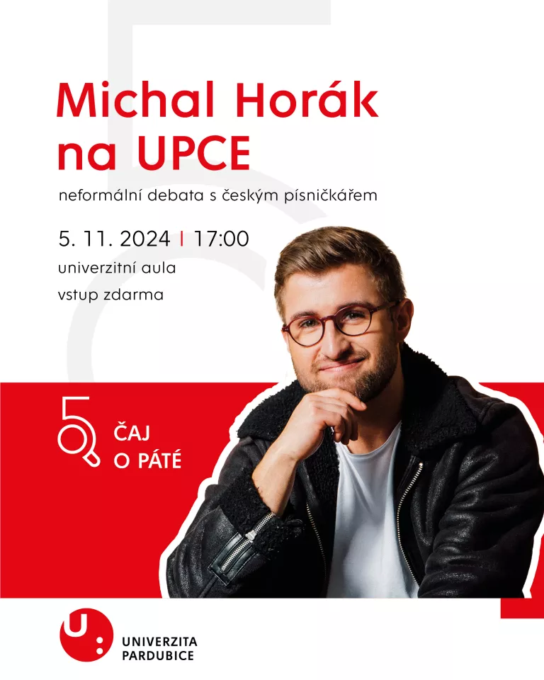 Michal Horák na UPCE | Univerzita Pardubice
